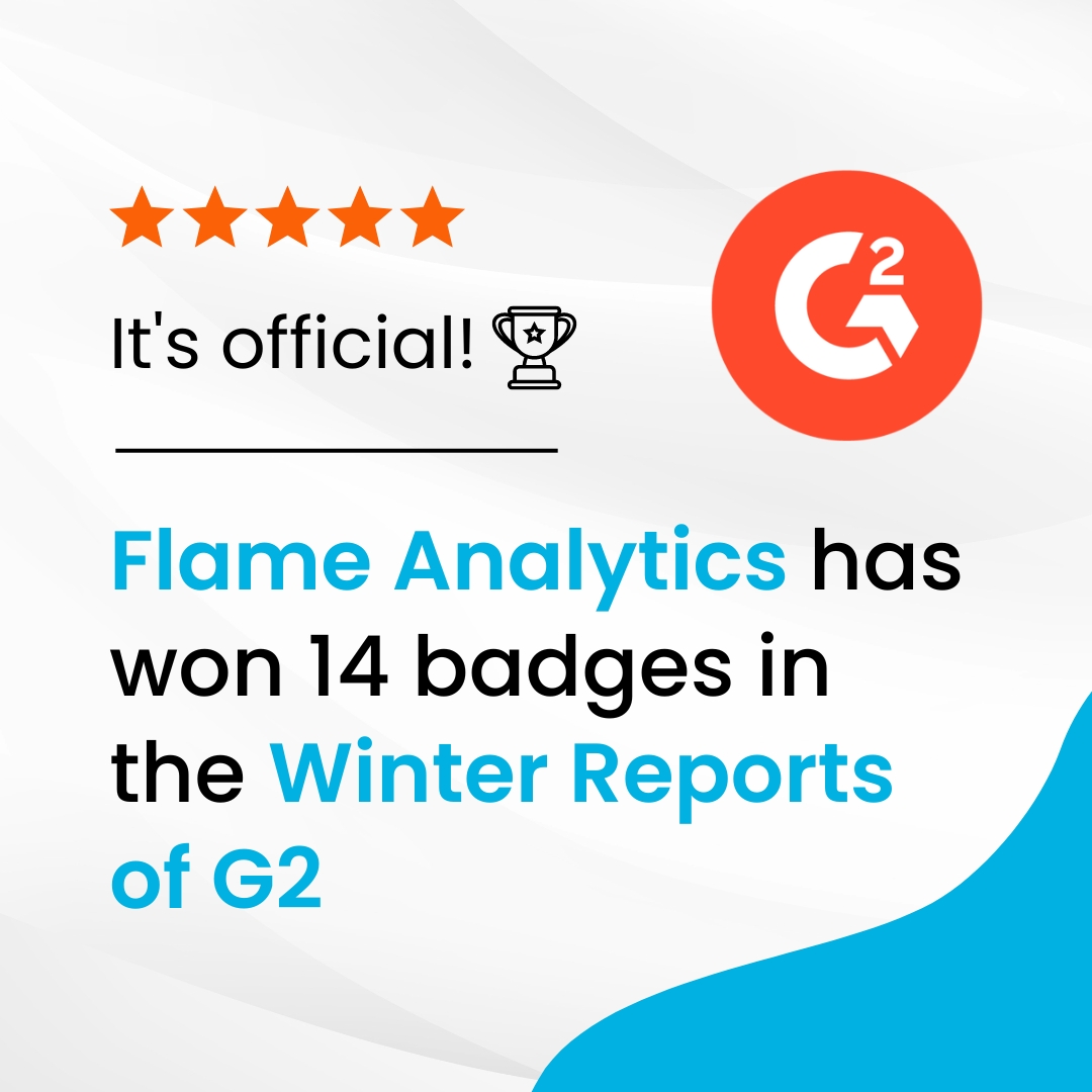 Flame Analytics has won 14 badges in the Winter Reports of G2 | Flame ...